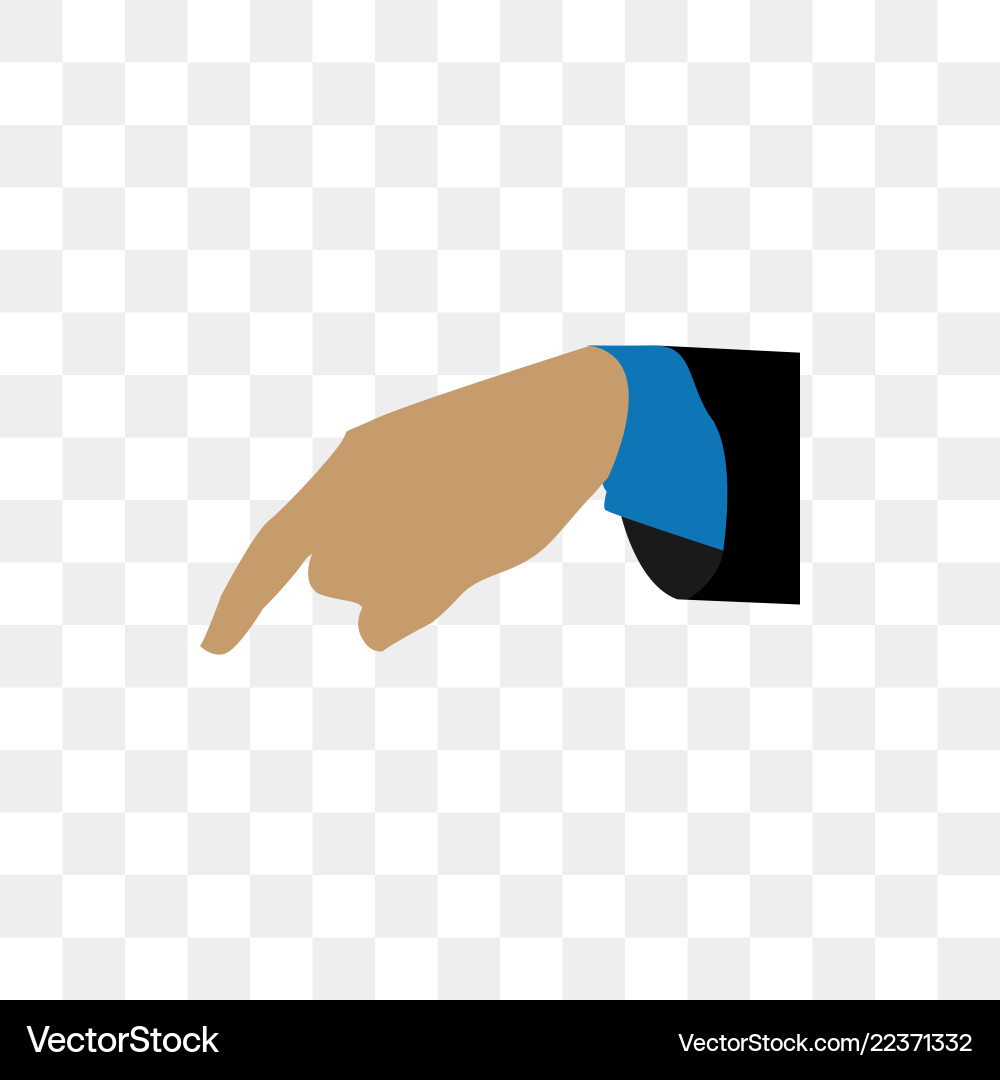 Hand gesture design template Royalty Free Vector Image