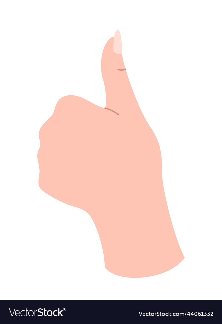 Hand pose icon Royalty Free Vector Image - VectorStock
