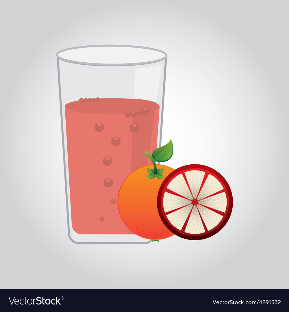 Juice fruit Royalty Free Vector Image - VectorStock