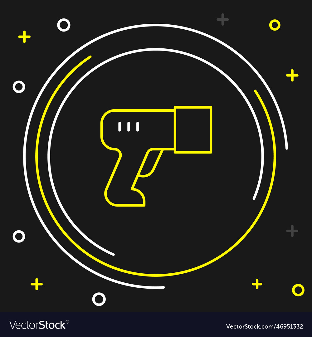 Line scanner scanning bar code icon isolated Vector Image