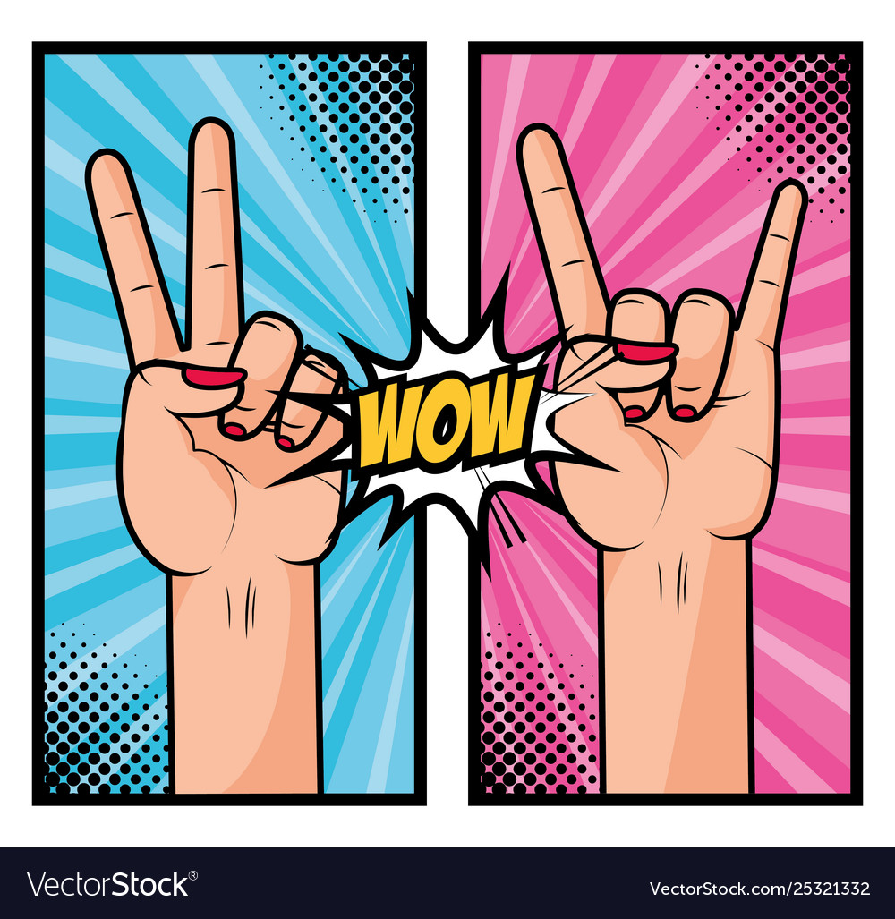Pop art elements Royalty Free Vector Image - VectorStock