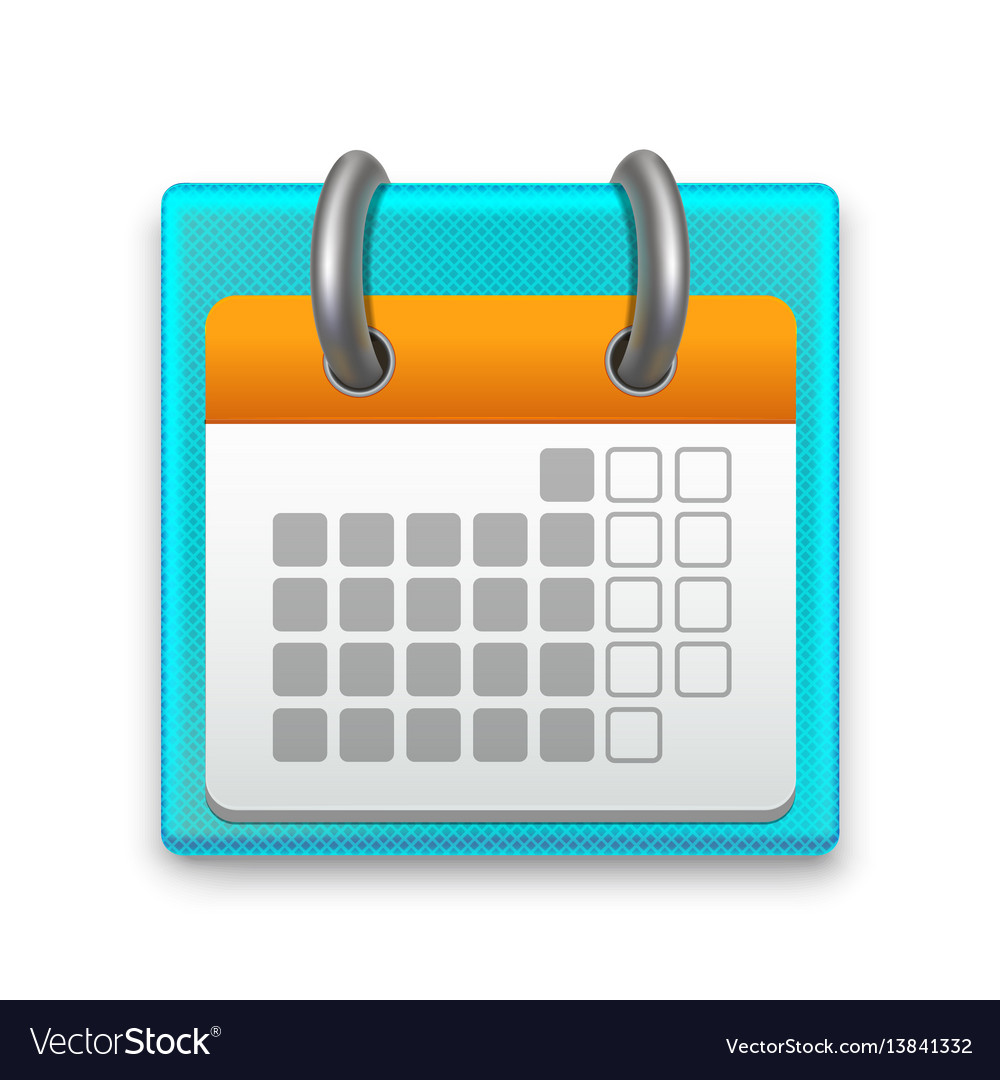 realistic-detailed-calendar-month-royalty-free-vector-image