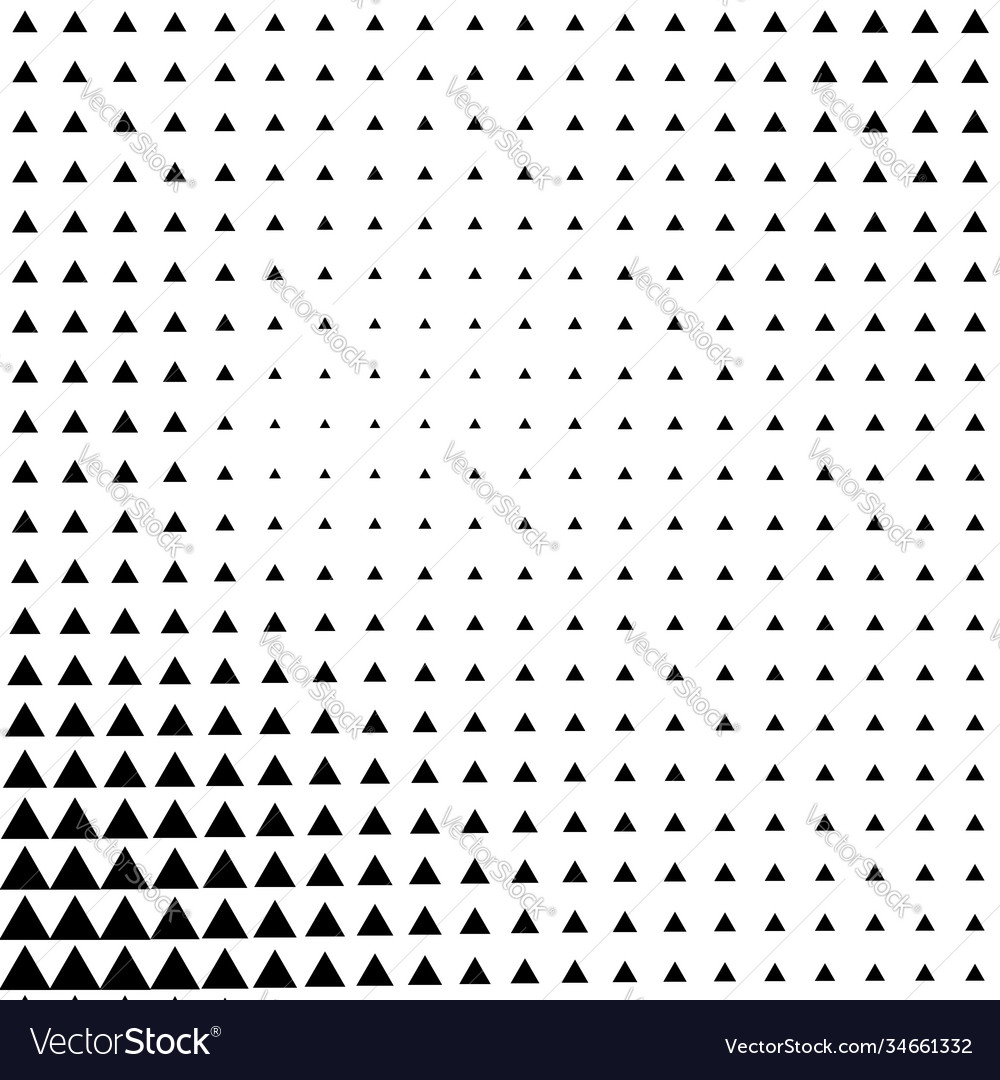 Triangles halftone triangle geometric background Vector Image