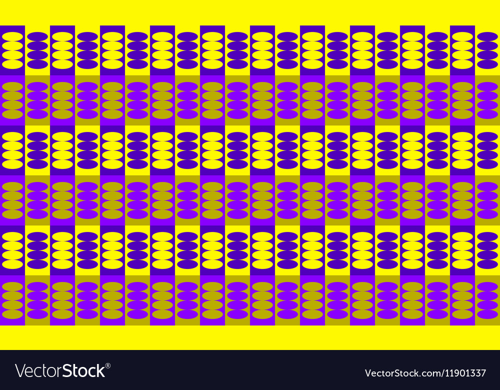 Abstract geometric seamless pattern purple yellow Vector Image