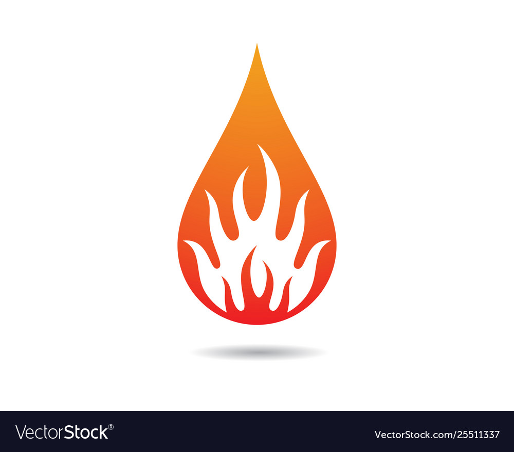 Fire symbol icon Royalty Free Vector Image - VectorStock