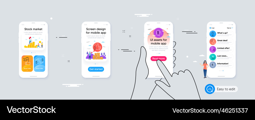 Helping hand leadership and dumbbells workout Vector Image