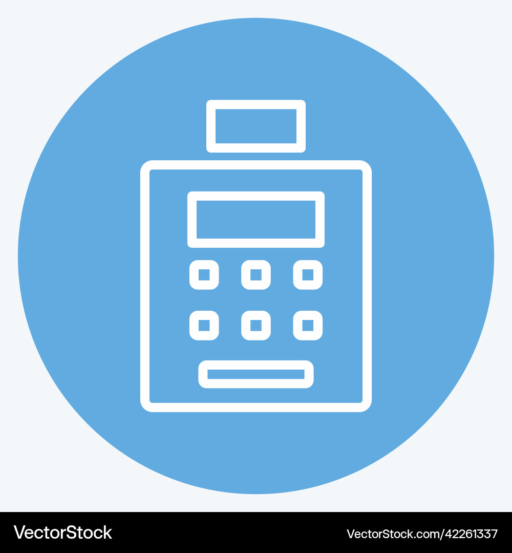 Icon atm service suitable for education symbol Vector Image