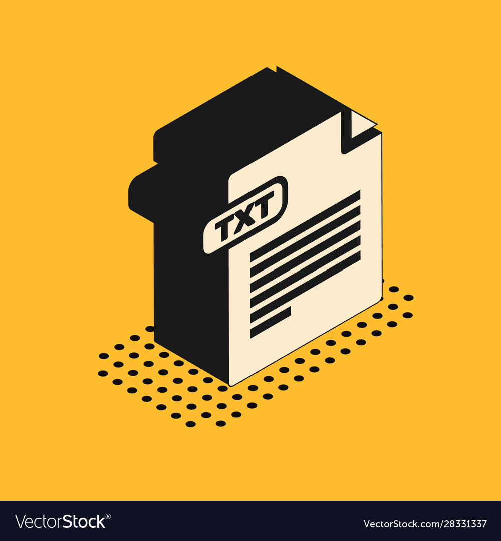Isometric txt file document download txt button Vector Image Isometric txt file document download txt button Vector Image