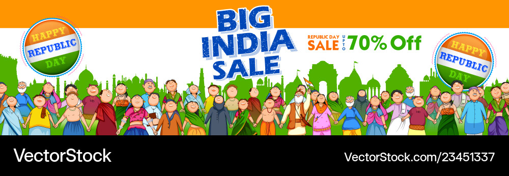 People of different religion showing unity Vector Image