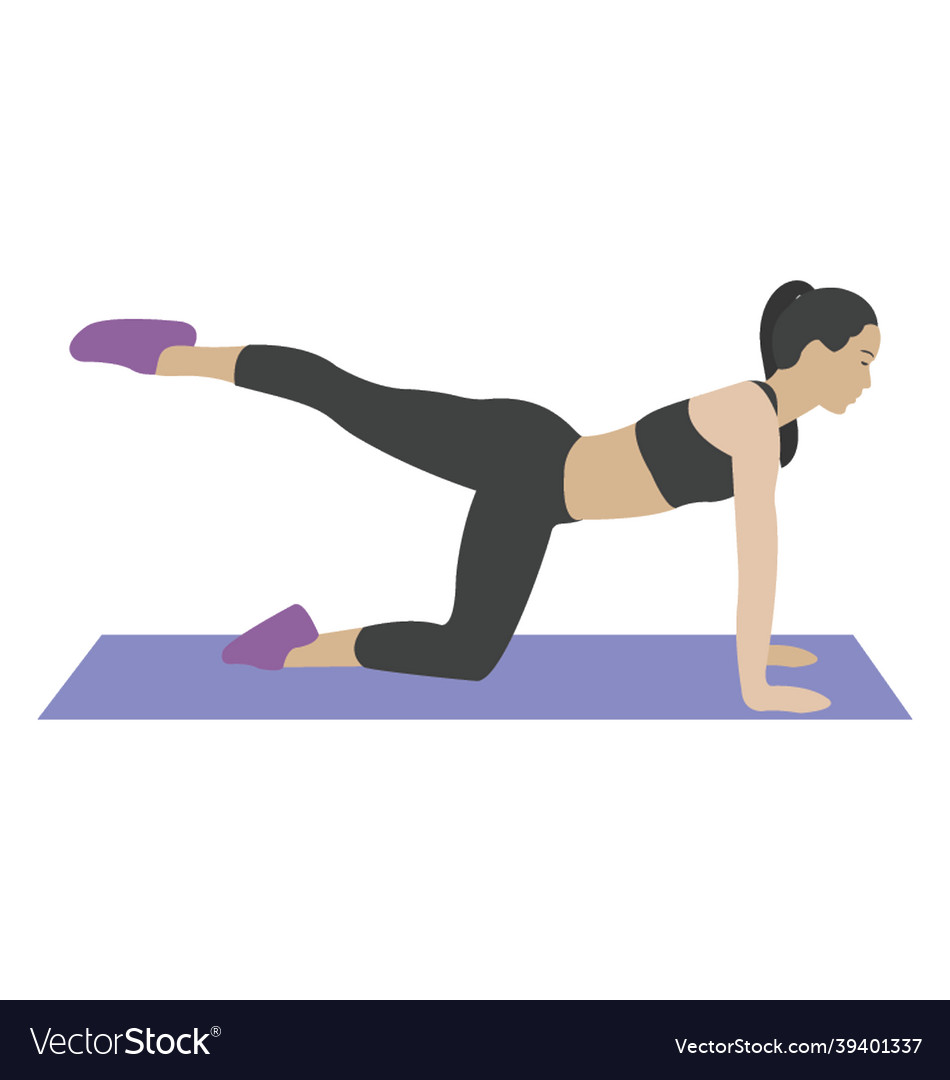 Planking Royalty Free Vector Image - VectorStock