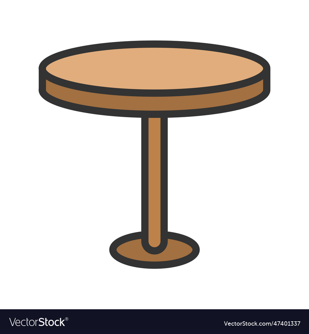 Table icon image Royalty Free Vector Image - VectorStock