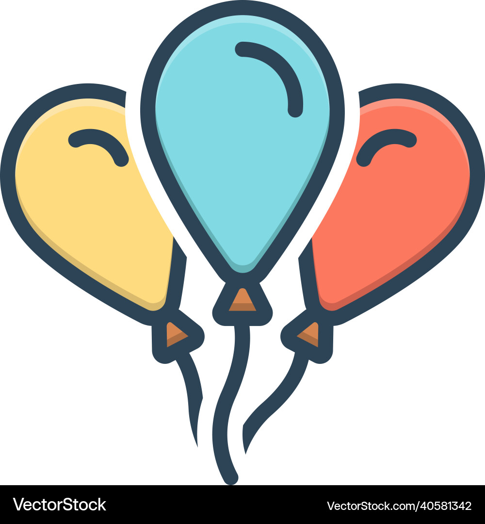 Balloons Royalty Free Vector Image - VectorStock