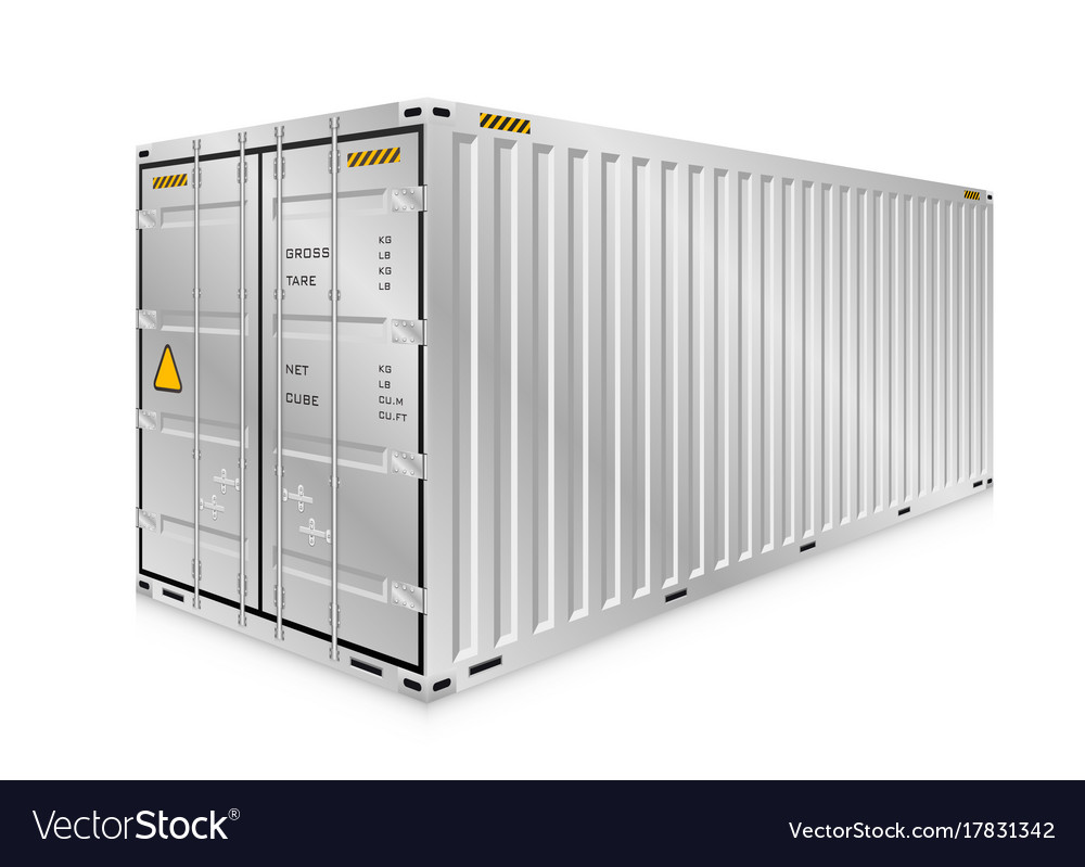 Cargo container Royalty Free Vector Image - VectorStock