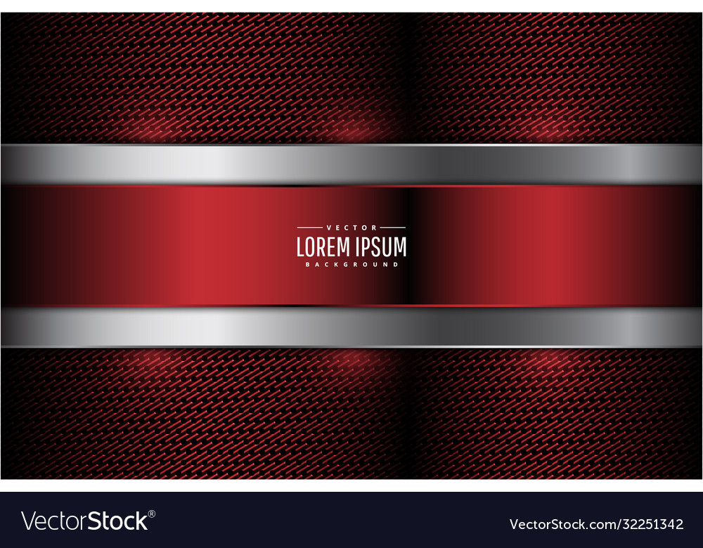 Red metallic background Royalty Free Vector Image