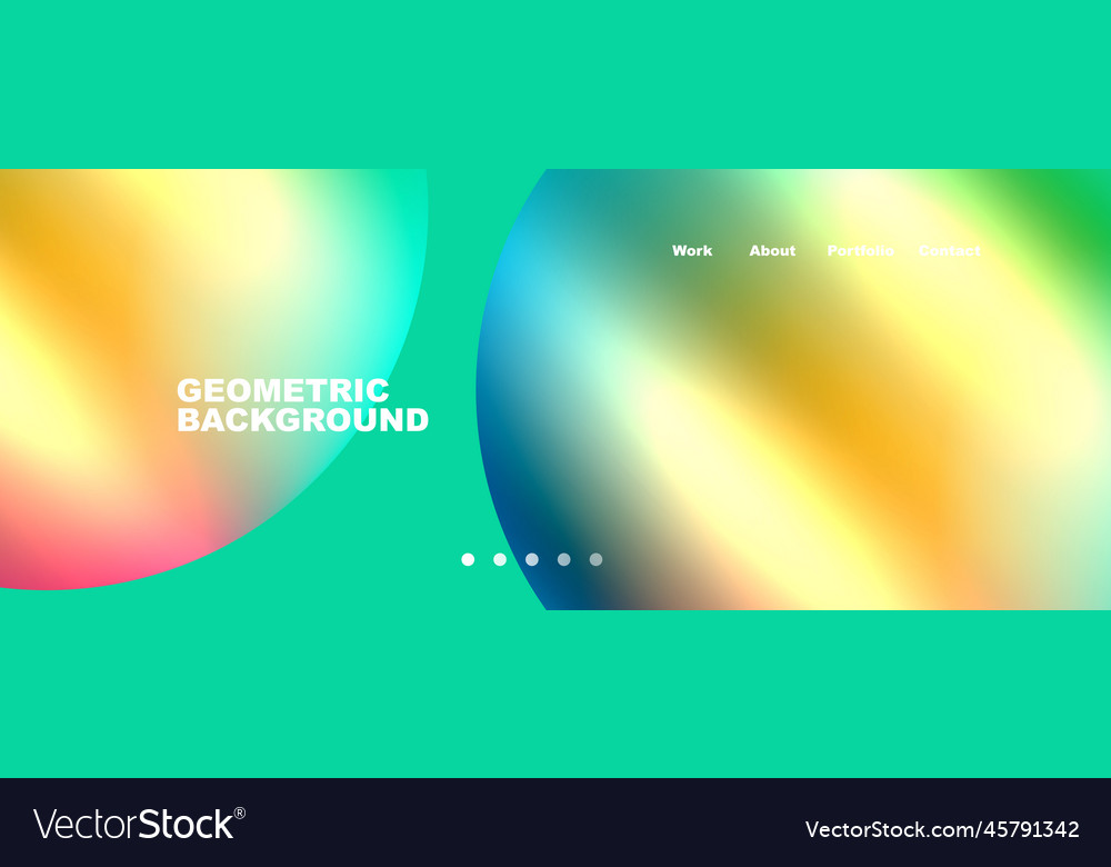 Trendy simple circle gradient abstract background Vector Image
