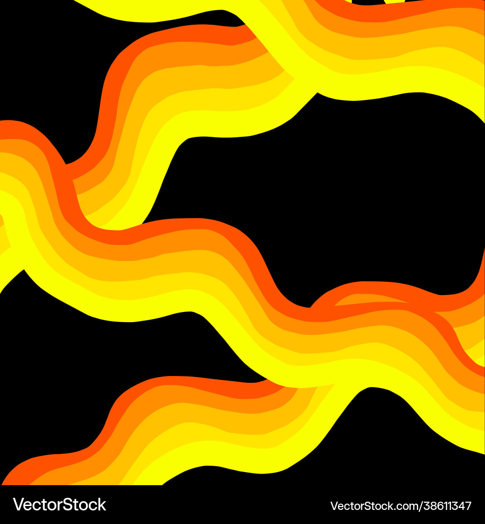 Abstract wave lines Royalty Free Vector Image - VectorStock