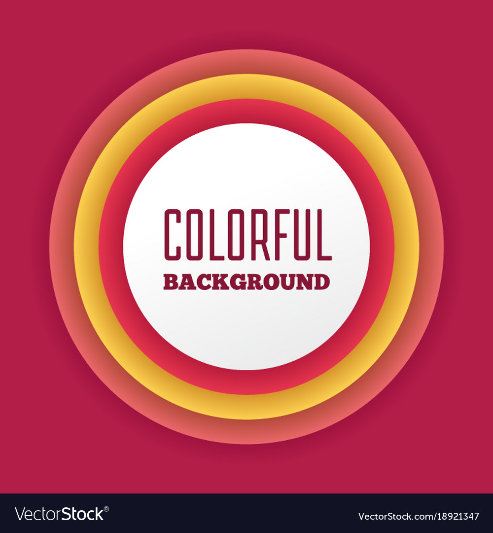 Colorful abstract gradient background with text Vector Image