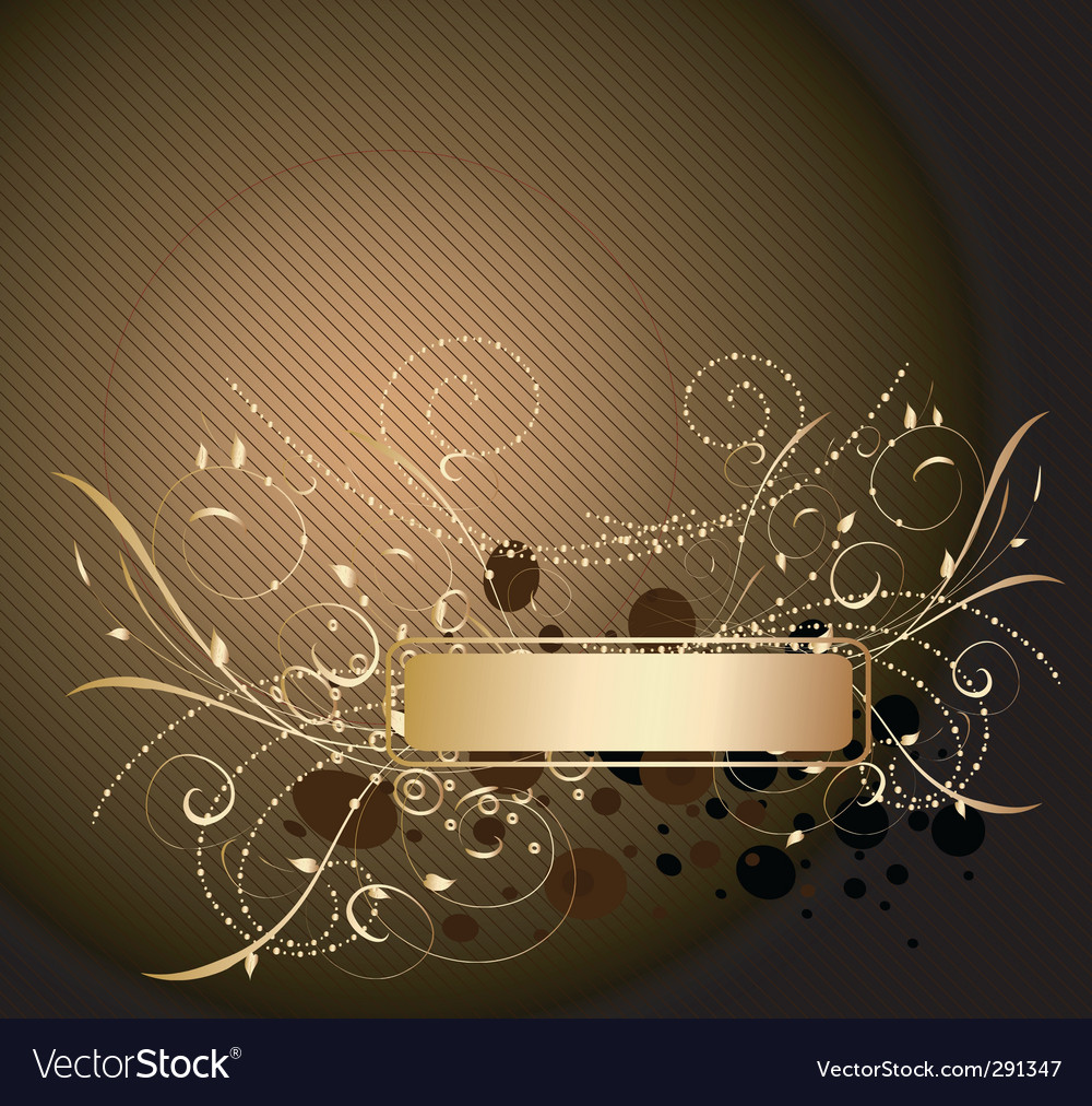 Gold pattern Royalty Free Vector Image - VectorStock