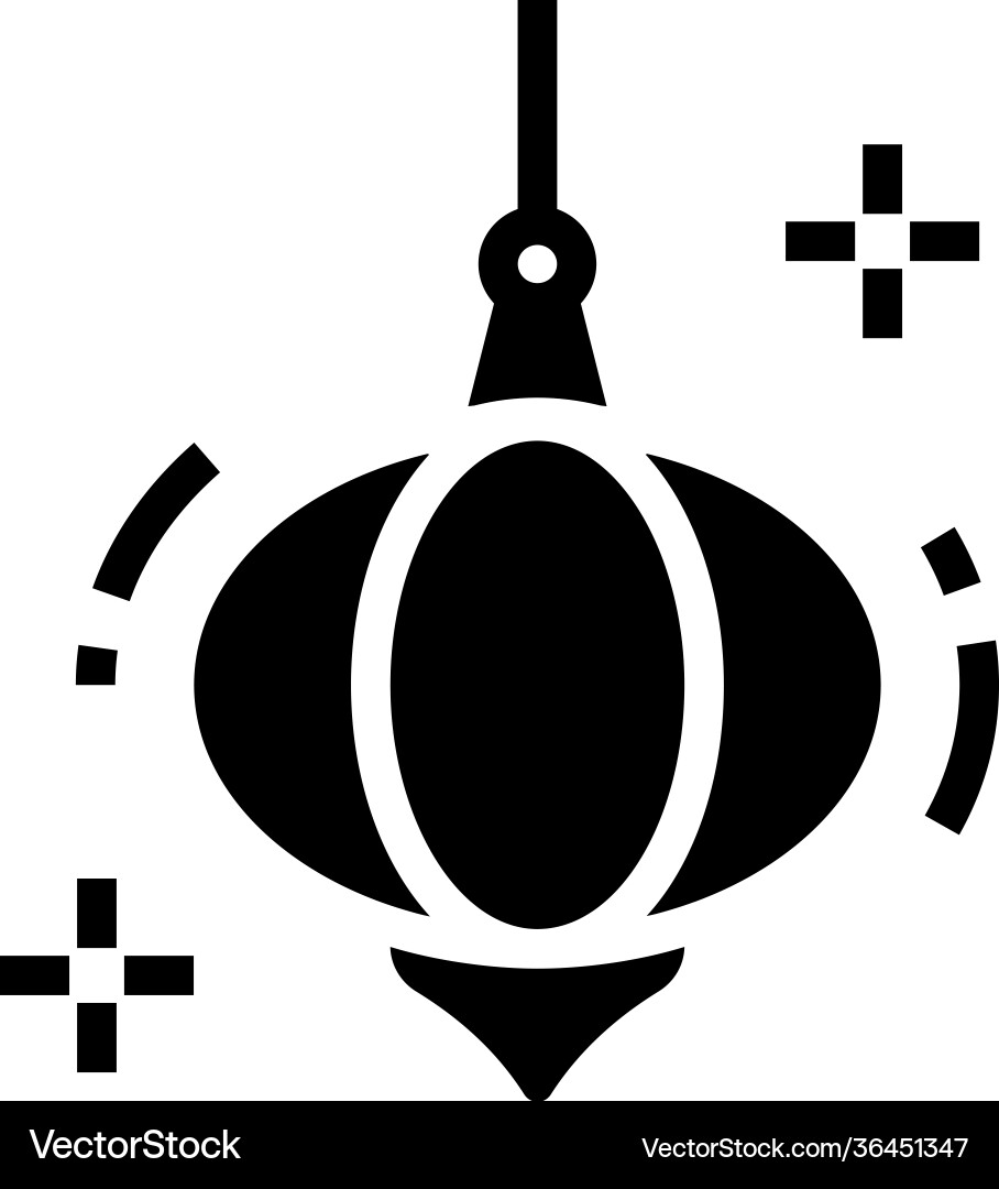 Hanging lantern Royalty Free Vector Image - VectorStock