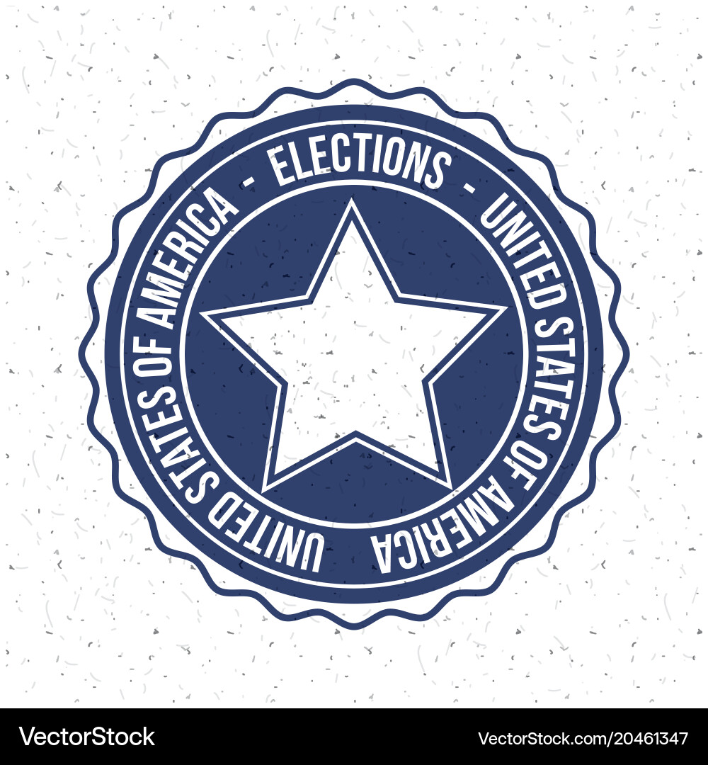 Isolated star button of vote concept Royalty Free Vector