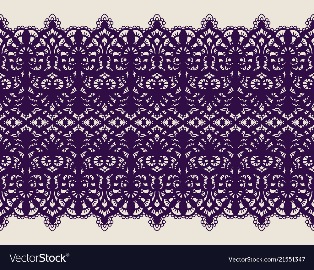 Lace seamless pattern Royalty Free Vector Image