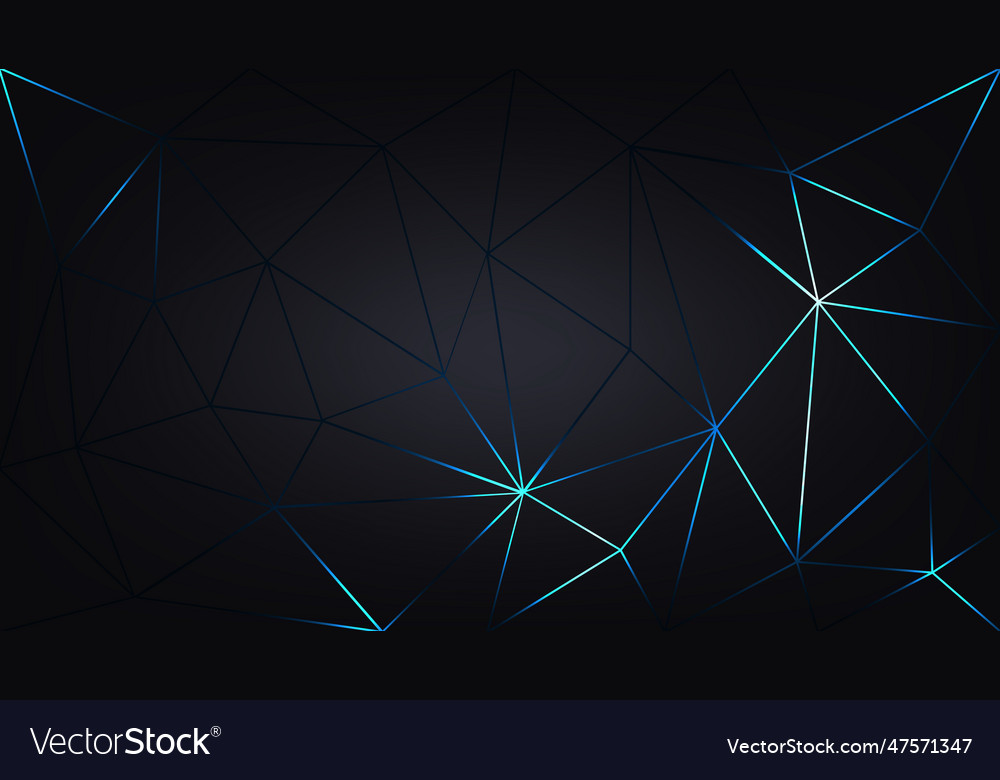 Polygon abstract technology background Royalty Free Vector