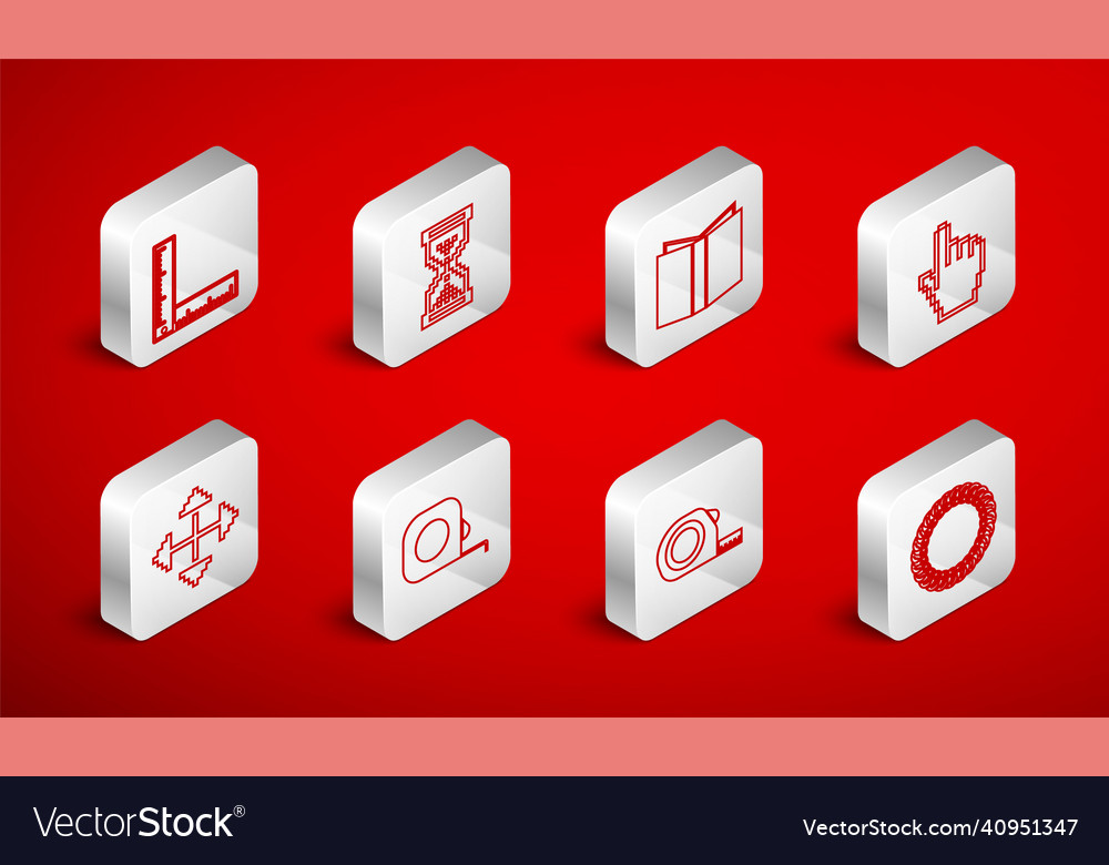 Set line laurel wreath hourglass pixel open book Vector Image Set line laurel wreath hourglass pixel open book Vector Image
