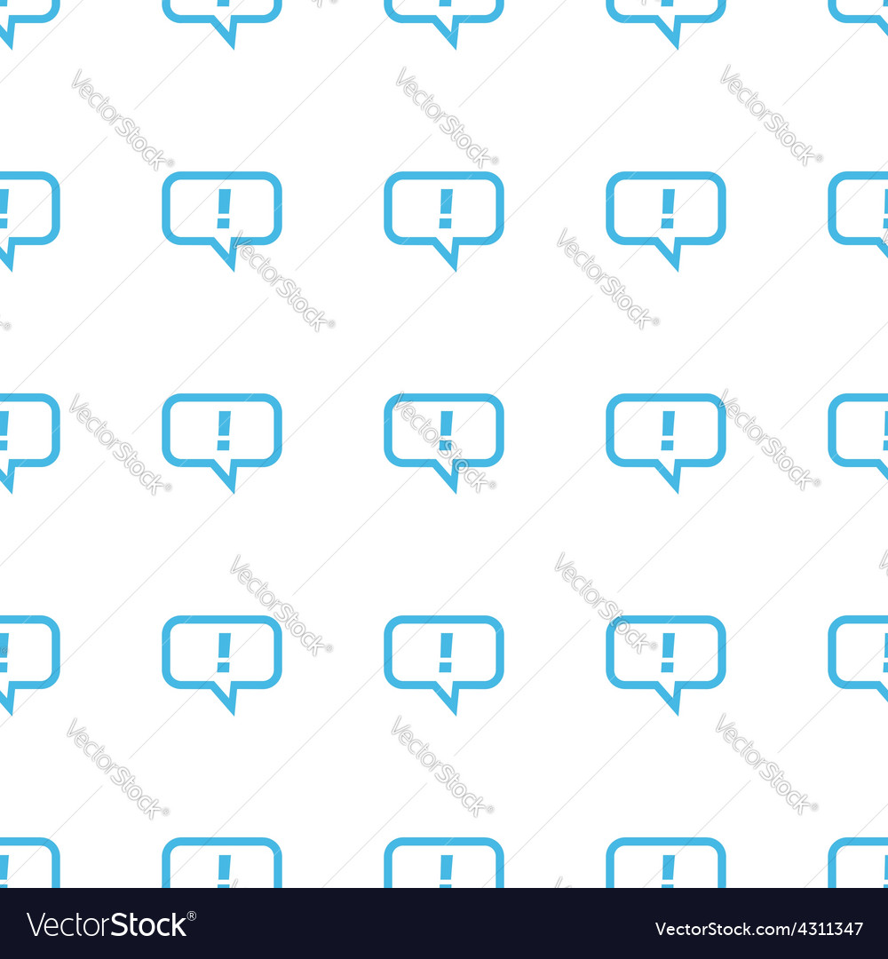 Unique answer seamless pattern Royalty Free Vector Image