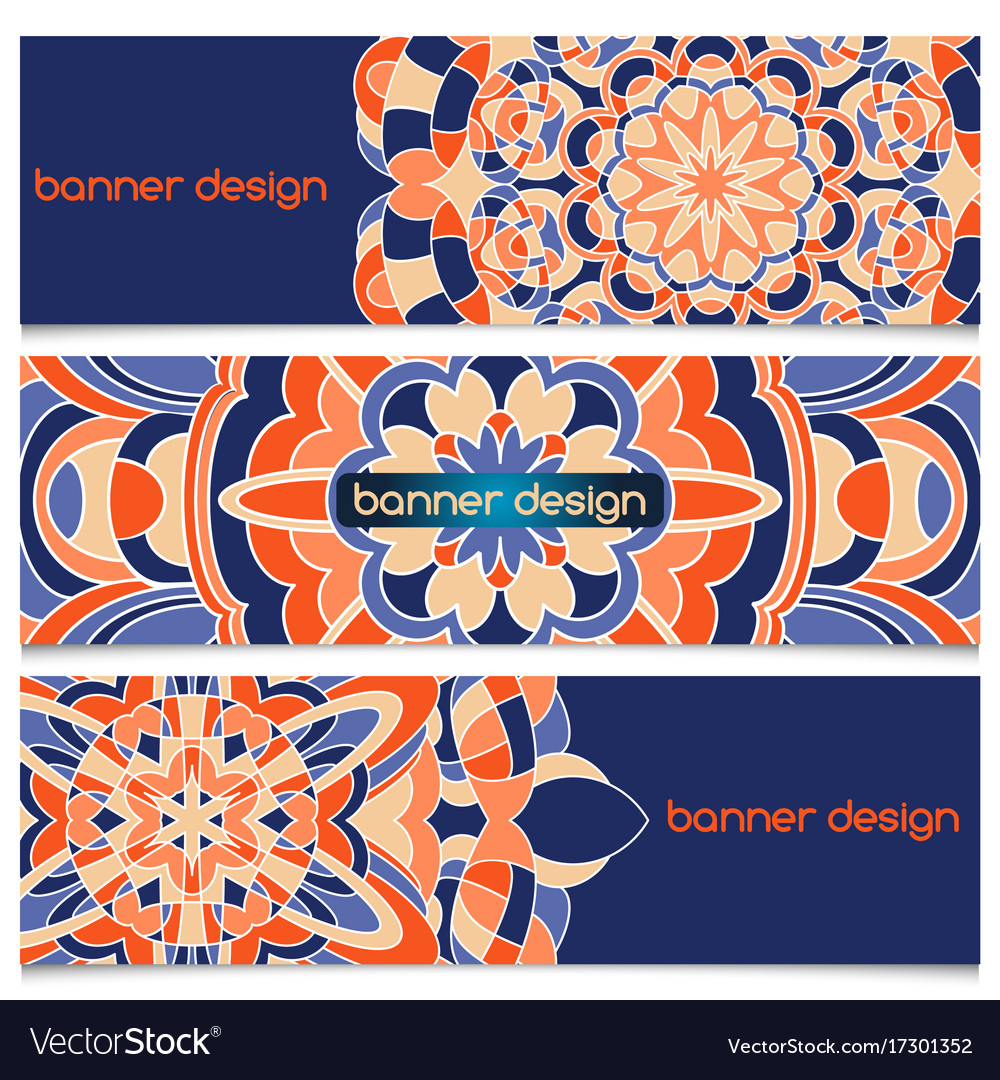 Abstract geometric header background Royalty Free Vector