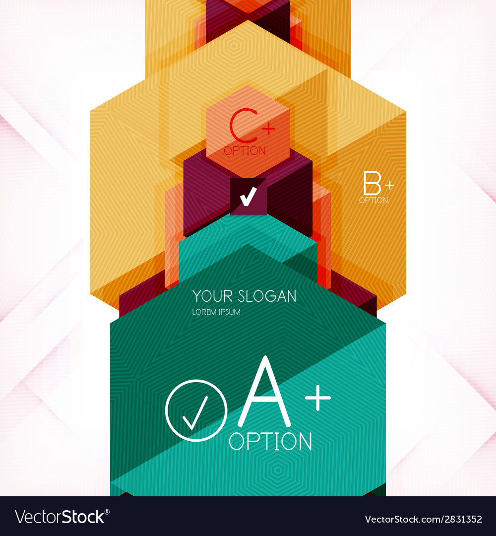 Geometric abstract background layout Royalty Free Vector