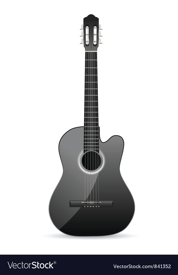 Guitar Royalty Free Vector Image - VectorStock