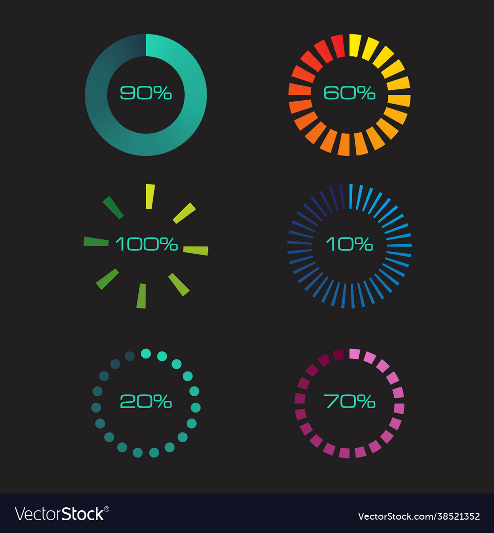 Loading icon design Royalty Free Vector Image - VectorStock