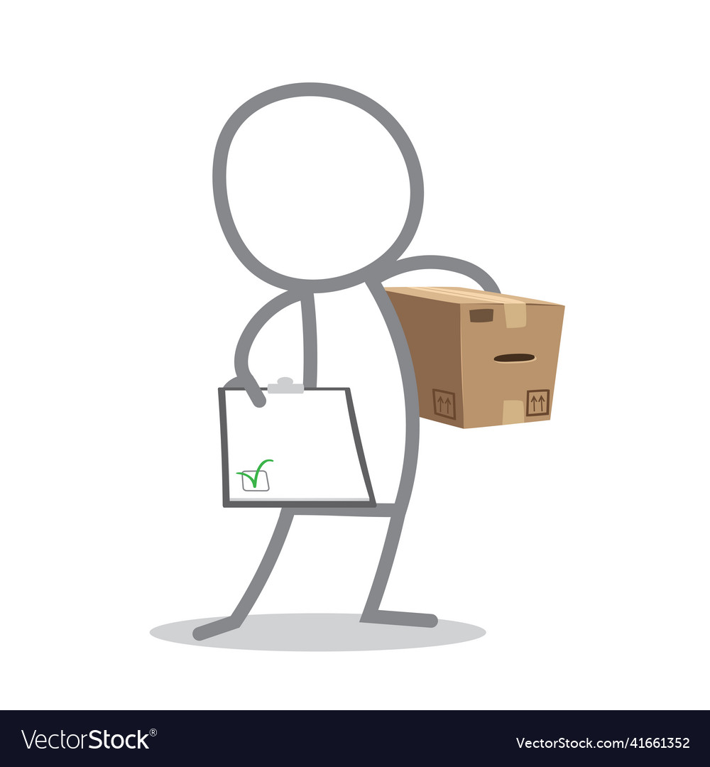 Postman Royalty Free Vector Image - VectorStock