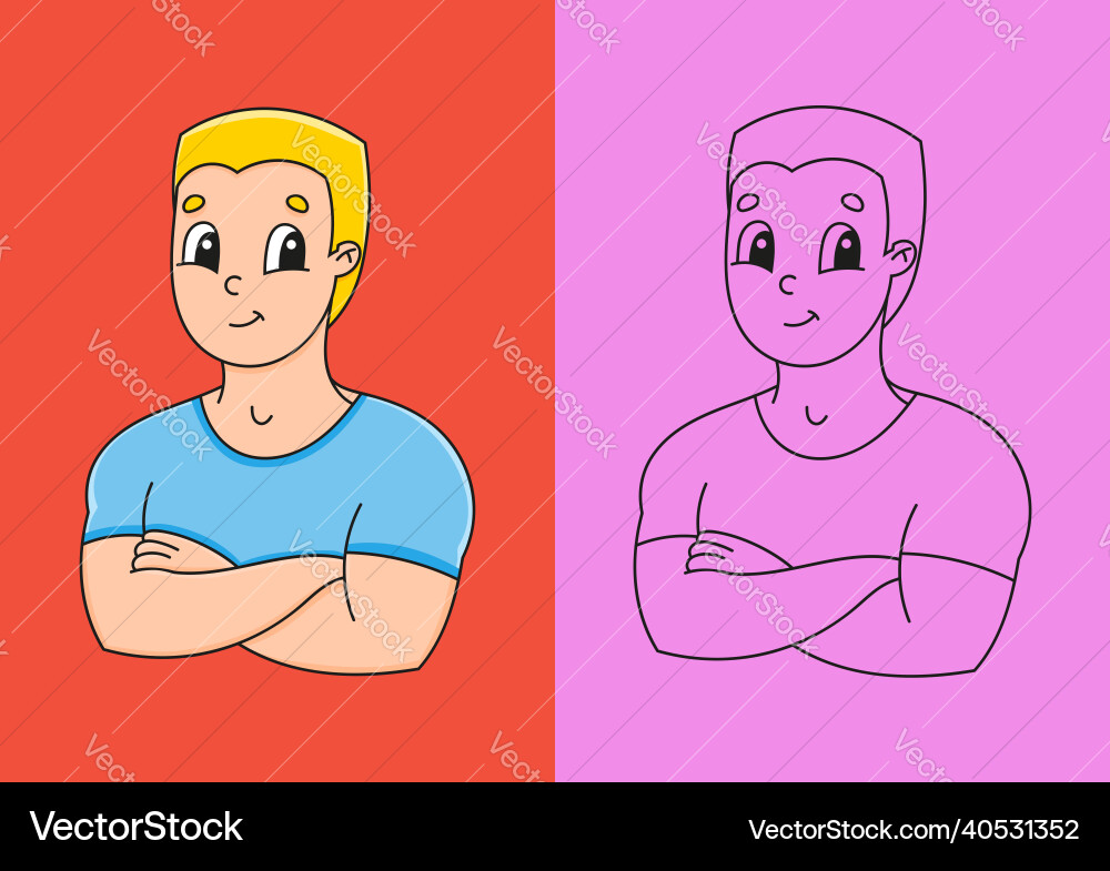 Set of isolated on colored background design Vector Image
