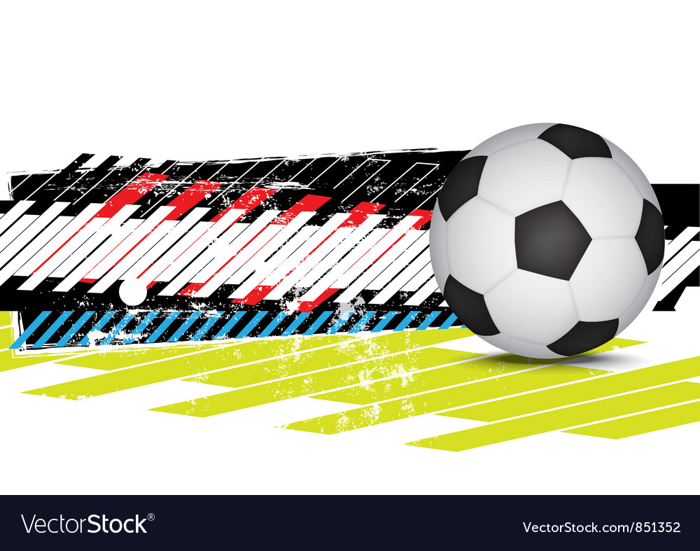 Soccer design background Royalty Free Vector Image