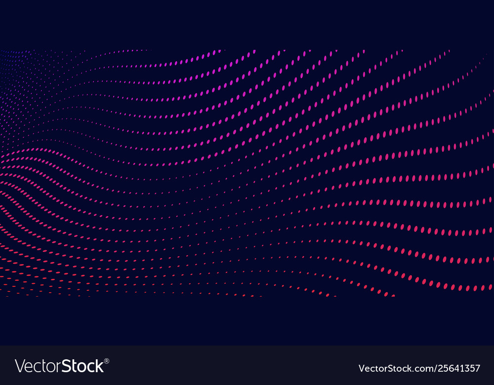 Abstract background with dynamic waves Royalty Free Vector