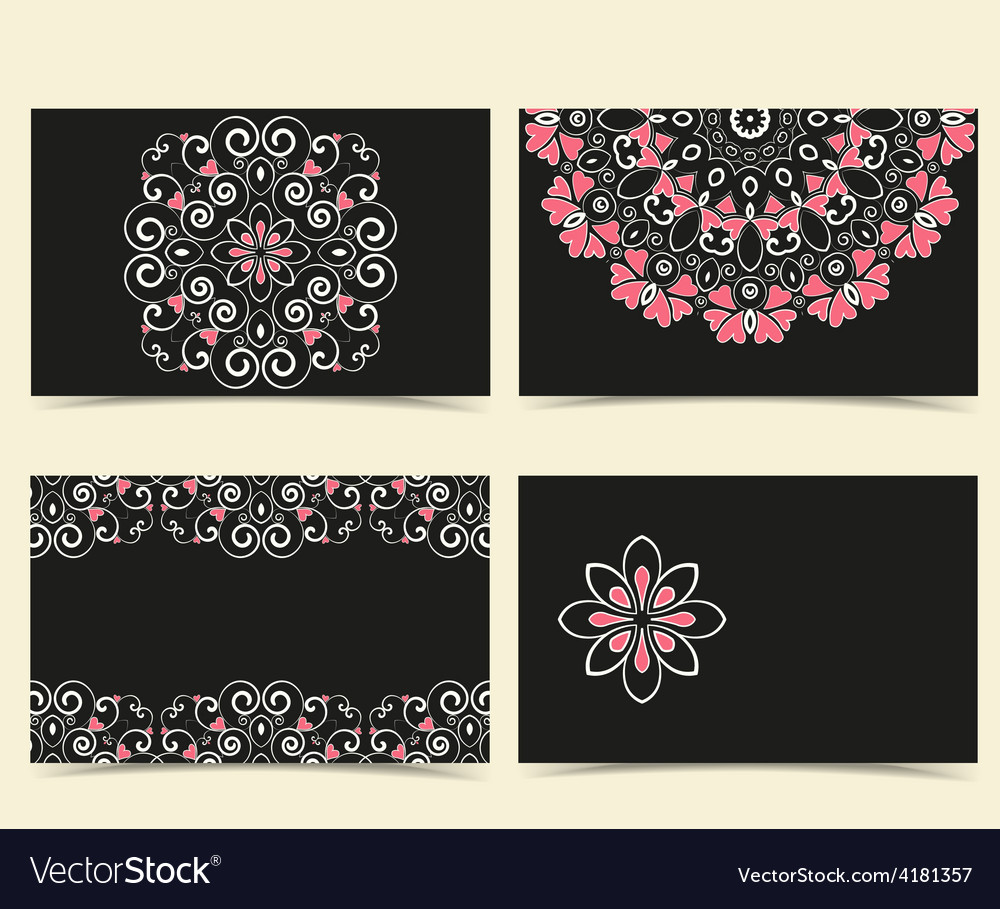 Cards designs Royalty Free Vector Image - VectorStock