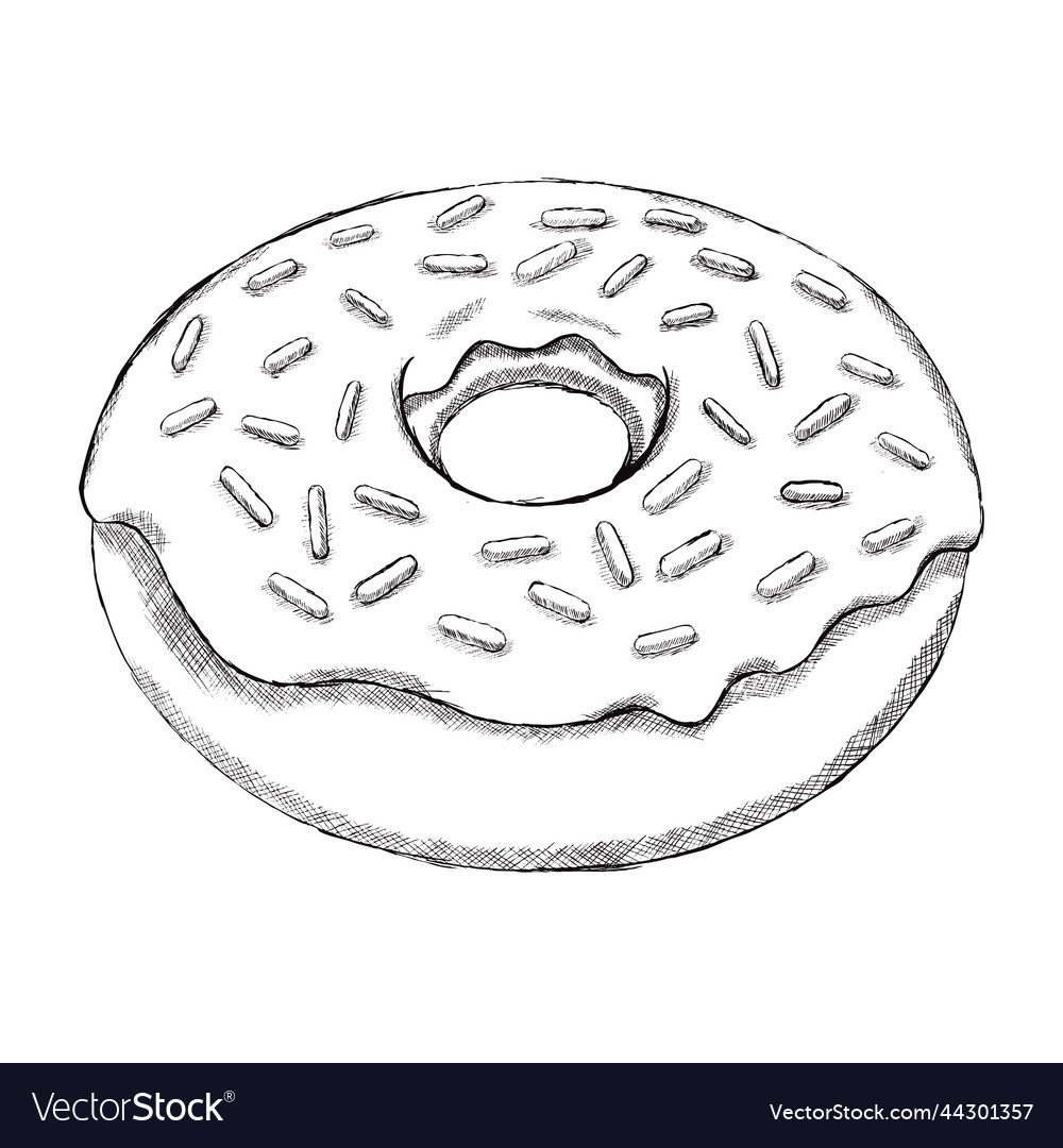 Donut Royalty Free Vector Image - VectorStock