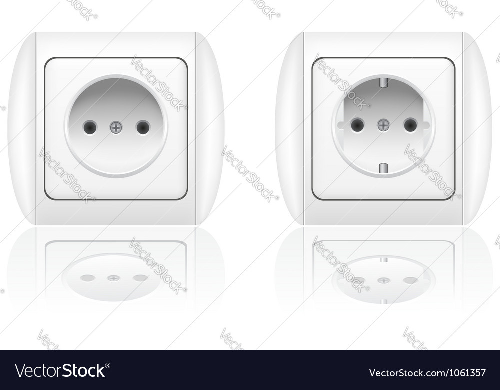Electrical socket Royalty Free Vector Image - VectorStock