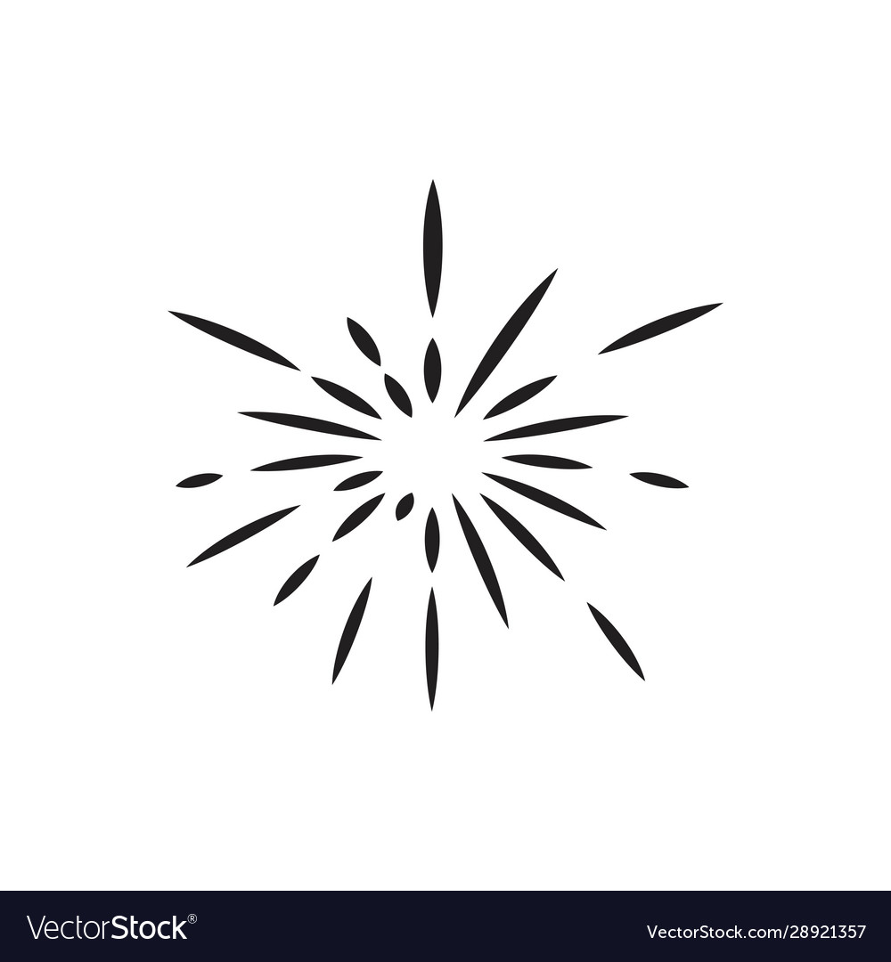 Firework icon Royalty Free Vector Image - VectorStock