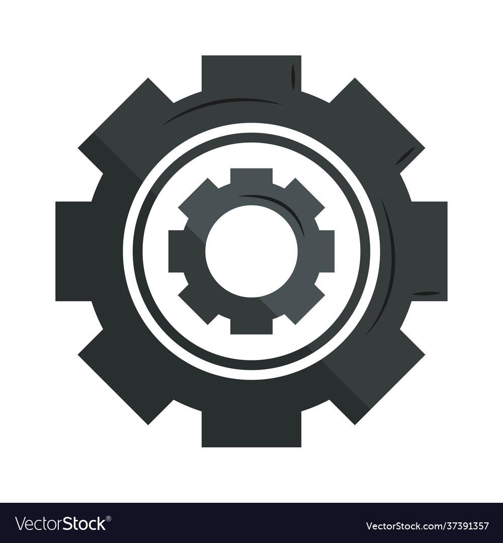 Gears solution icon Royalty Free Vector Image - VectorStock