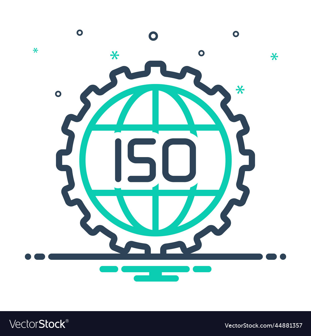 Iso Royalty Free Vector Image - VectorStock