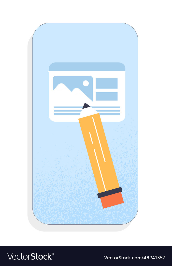 Mobile app development concept Royalty Free Vector Image Mobile app development concept Royalty Free Vector Image