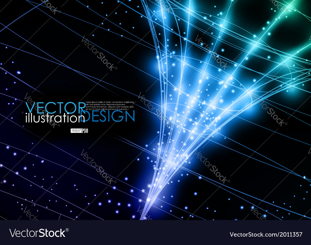 Neon technology background Royalty Free Vector Image