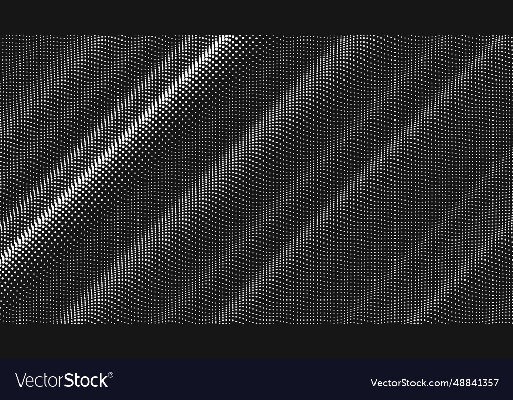 Point wave diagonal texture abstract dot Vector Image