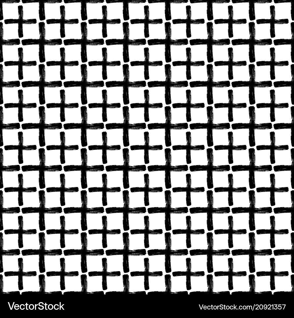 Seamless pattern crosses Royalty Free Vector Image