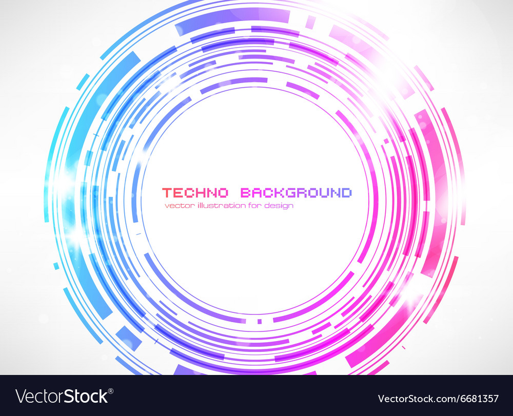 Techno background Royalty Free Vector Image - VectorStock