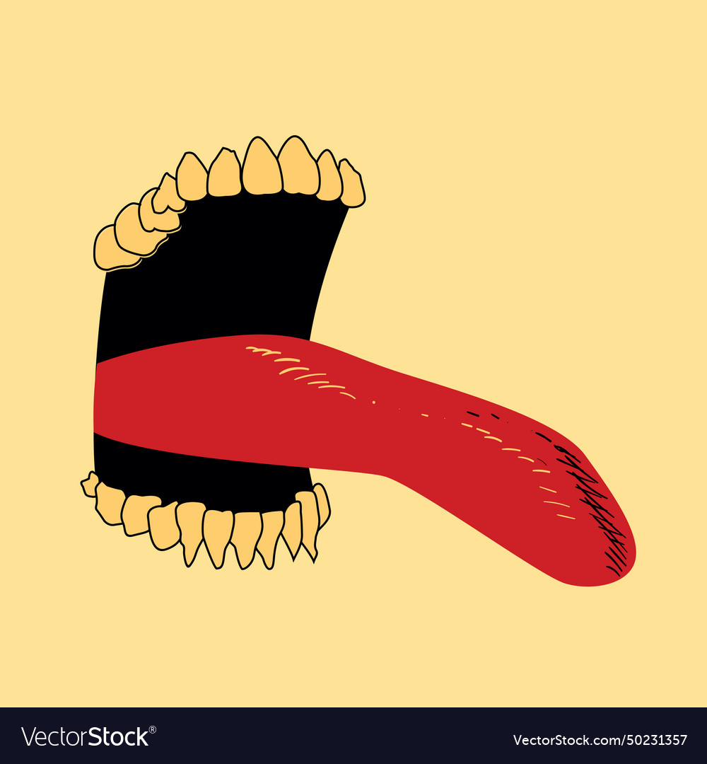 Teeth Royalty Free Vector Image - VectorStock