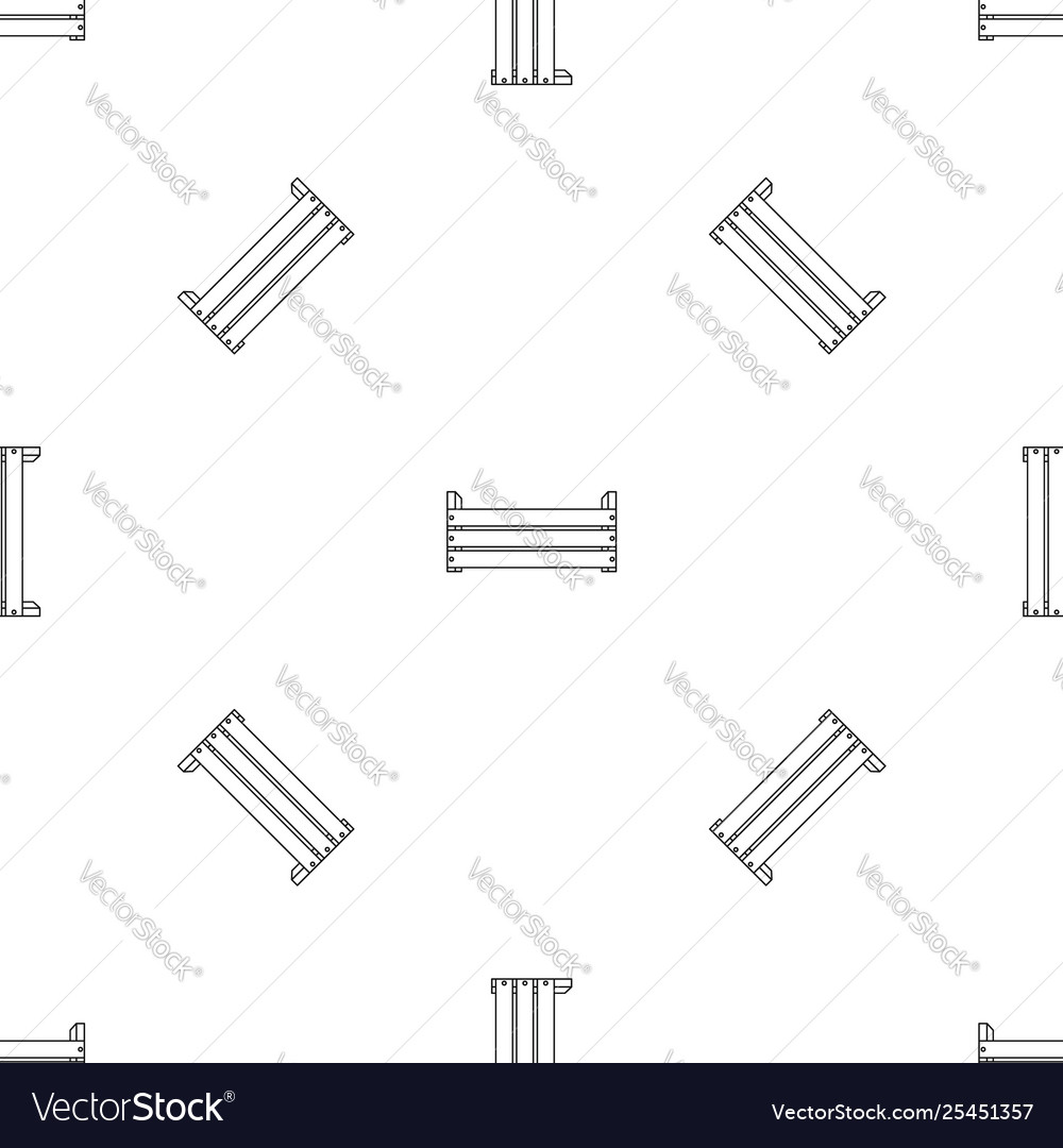 Wood box pattern seamless Royalty Free Vector Image
