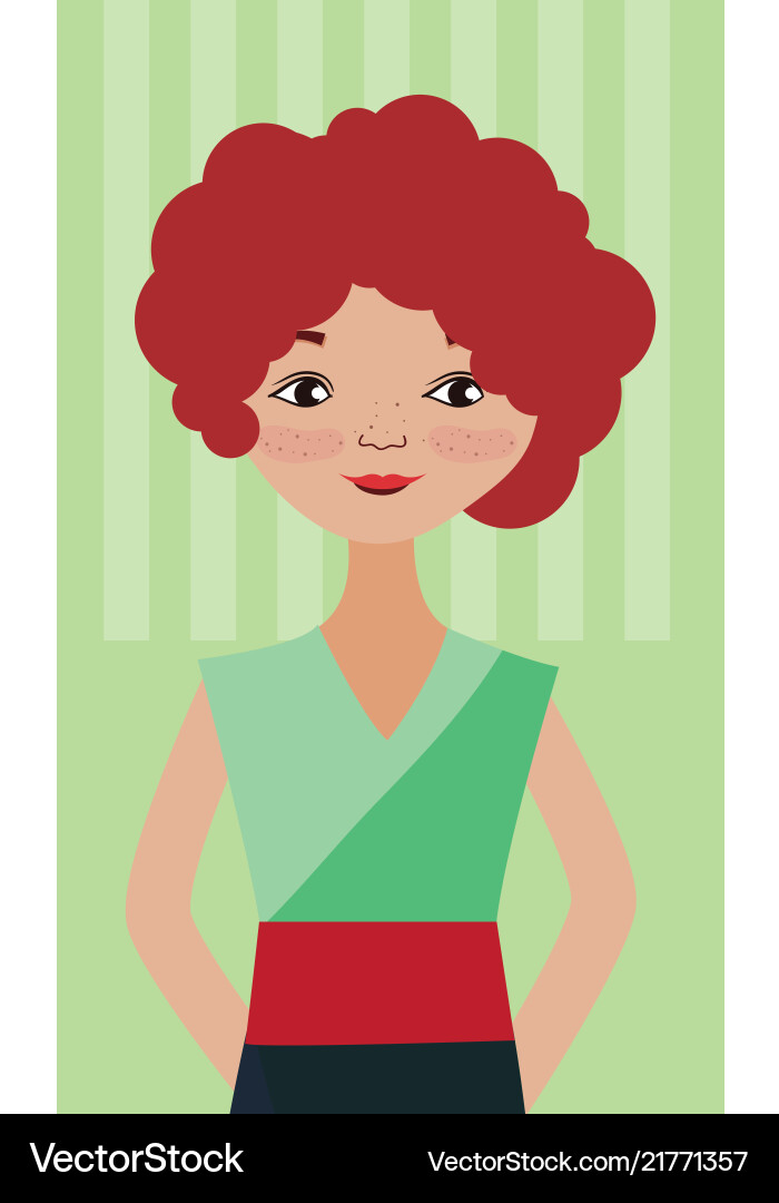 Young woman cartoon Royalty Free Vector Image - VectorStock